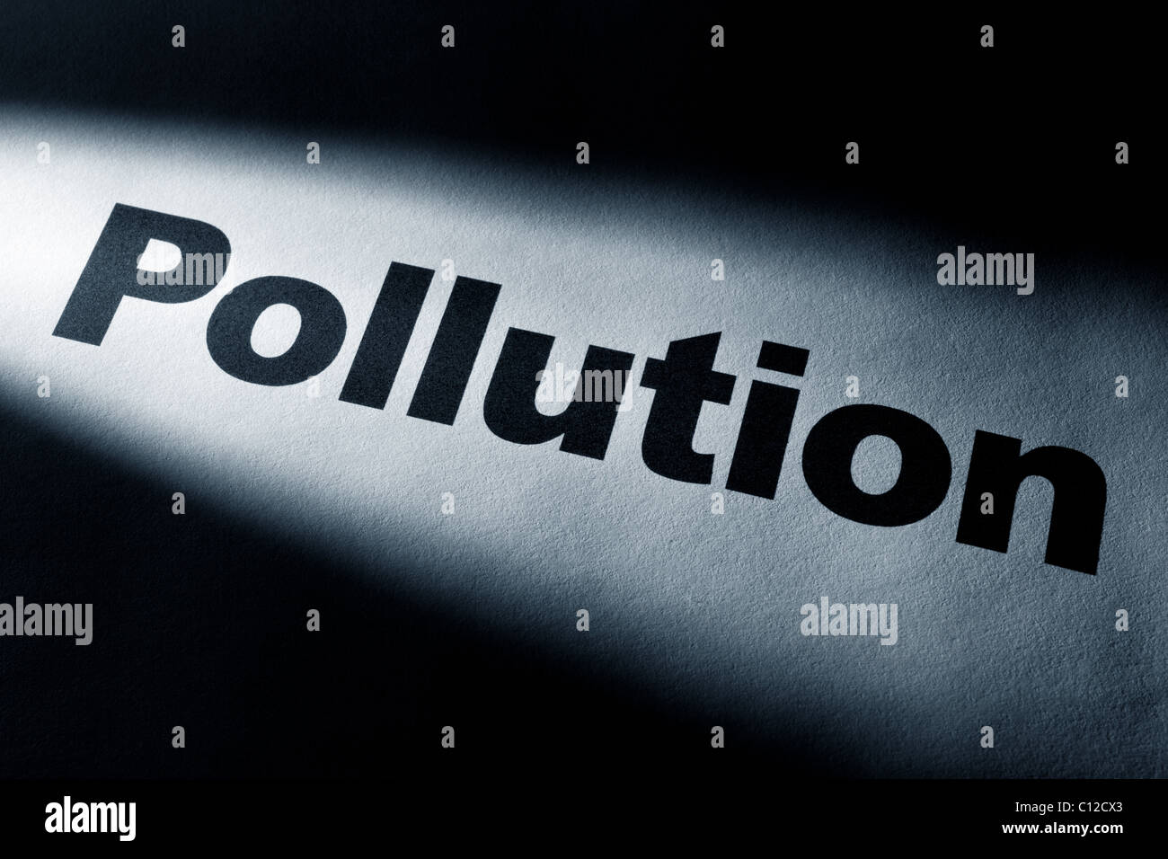 light and word of Pollution for background Stock Photo - Alamy