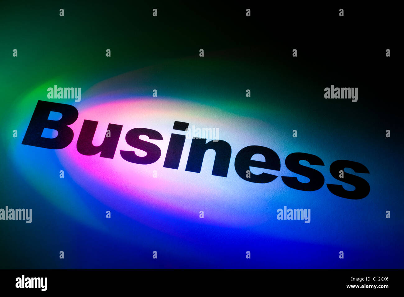 Color light and word of Business for background Stock Photo - Alamy