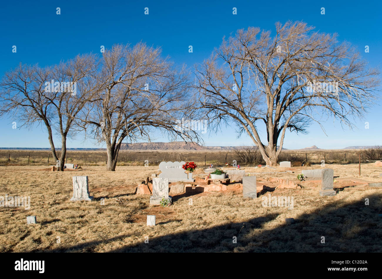 Quay Cemetery in Quay County is located in an extremely remote area of ...