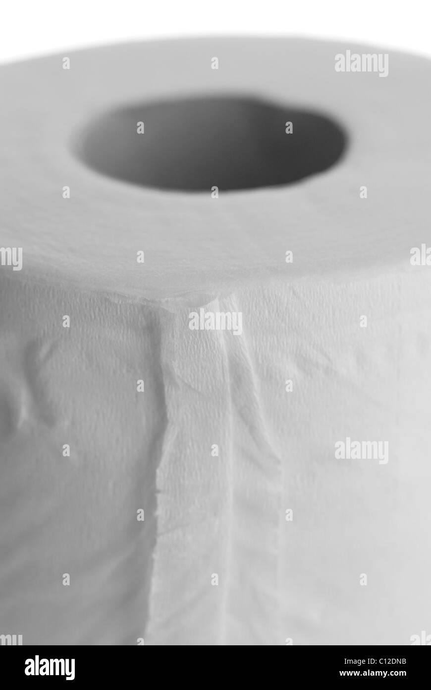 White toilet tissue Stock Photo - Alamy