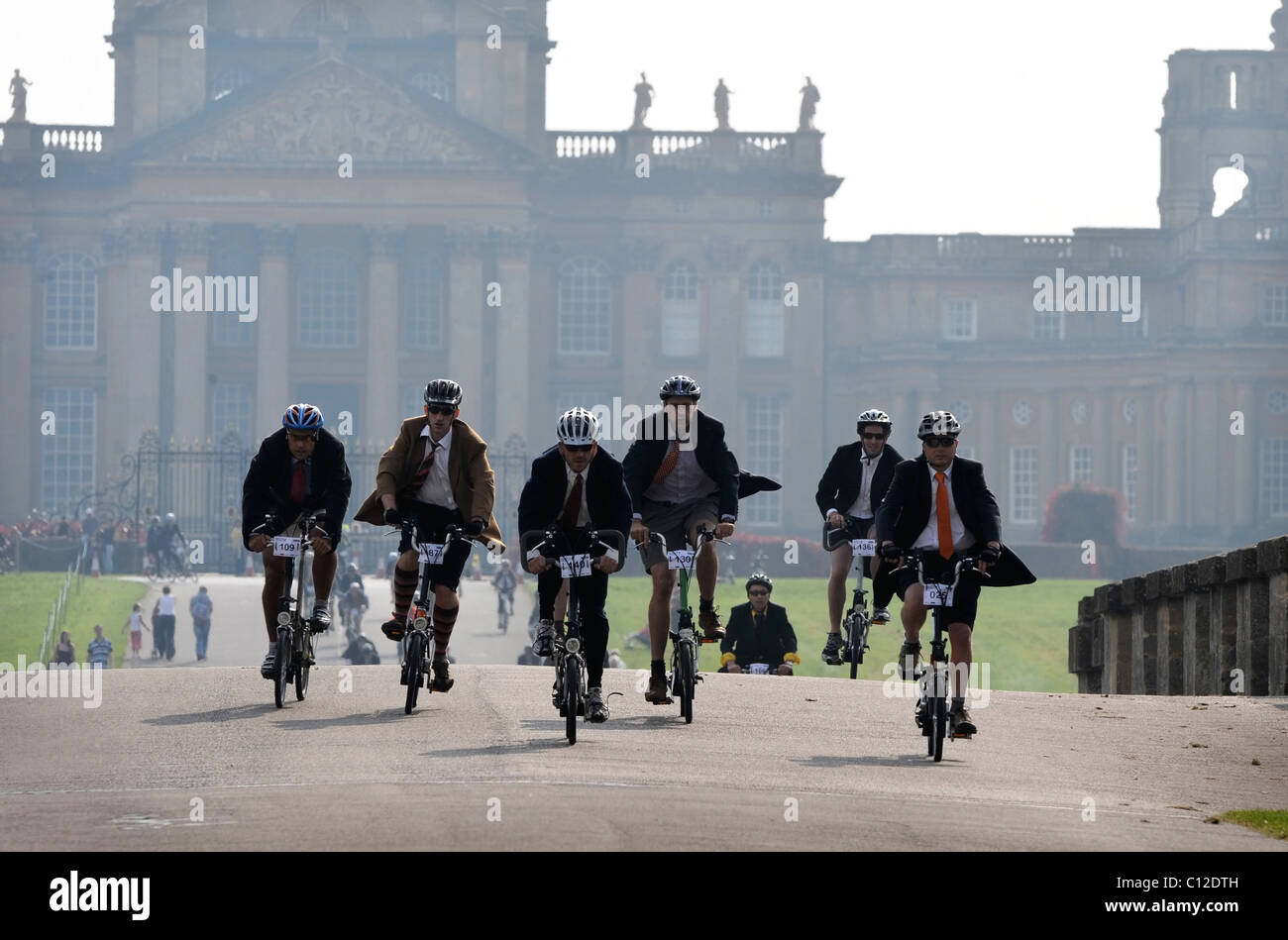 The Brompton World Championships commuter bike racing in the grounds of ...