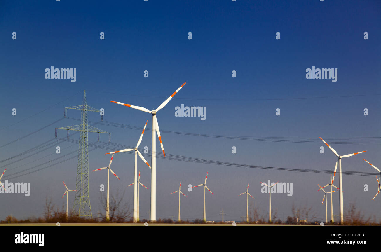 Power pole wind turbine hi-res stock photography and images - Alamy