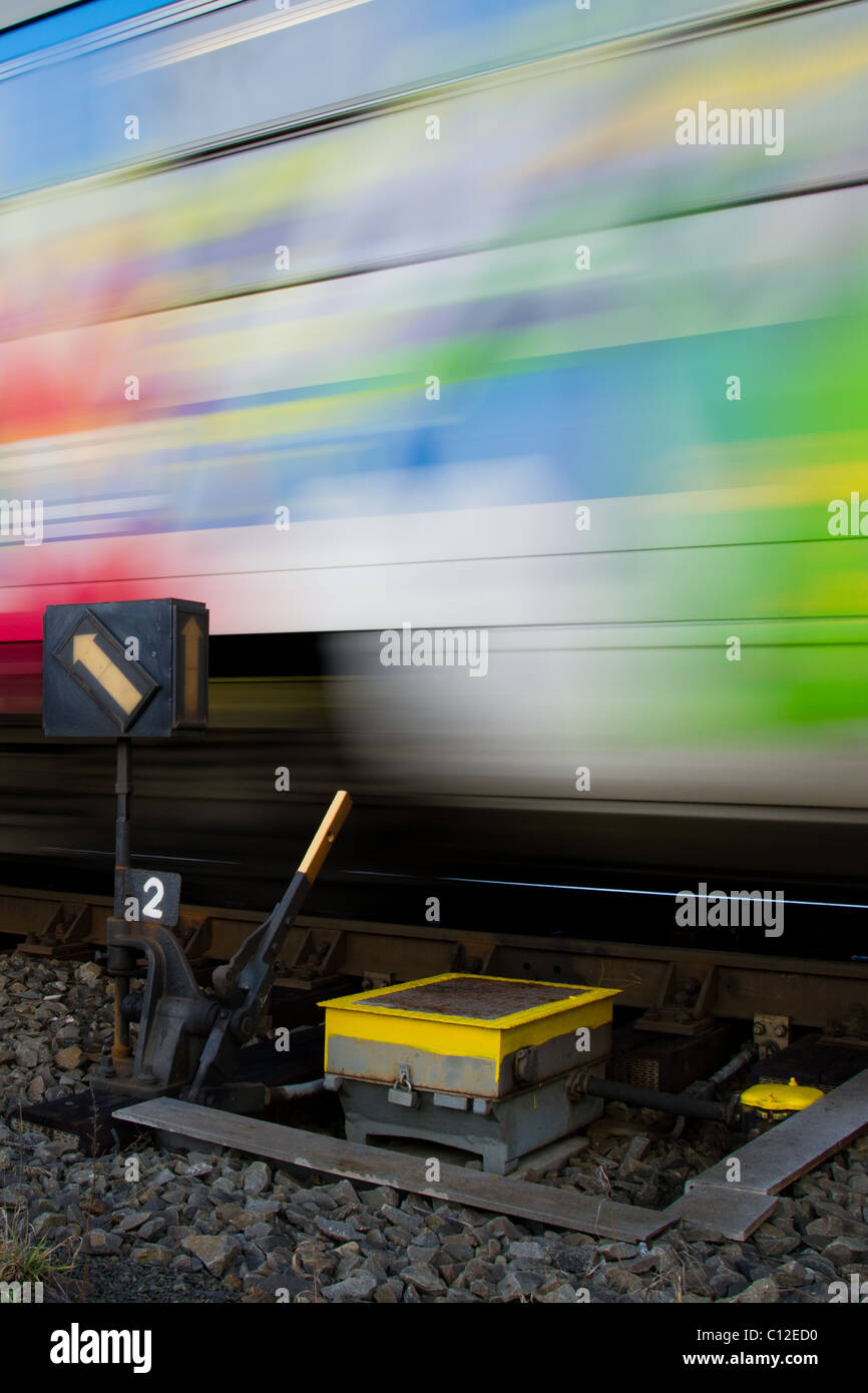 Rail switch hi-res stock photography and images - Alamy