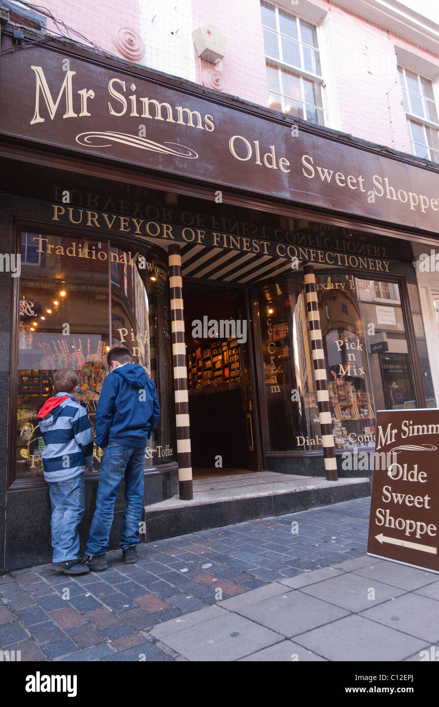 Mr simms olde sweet shoppe hi-res stock photography and images - Alamy