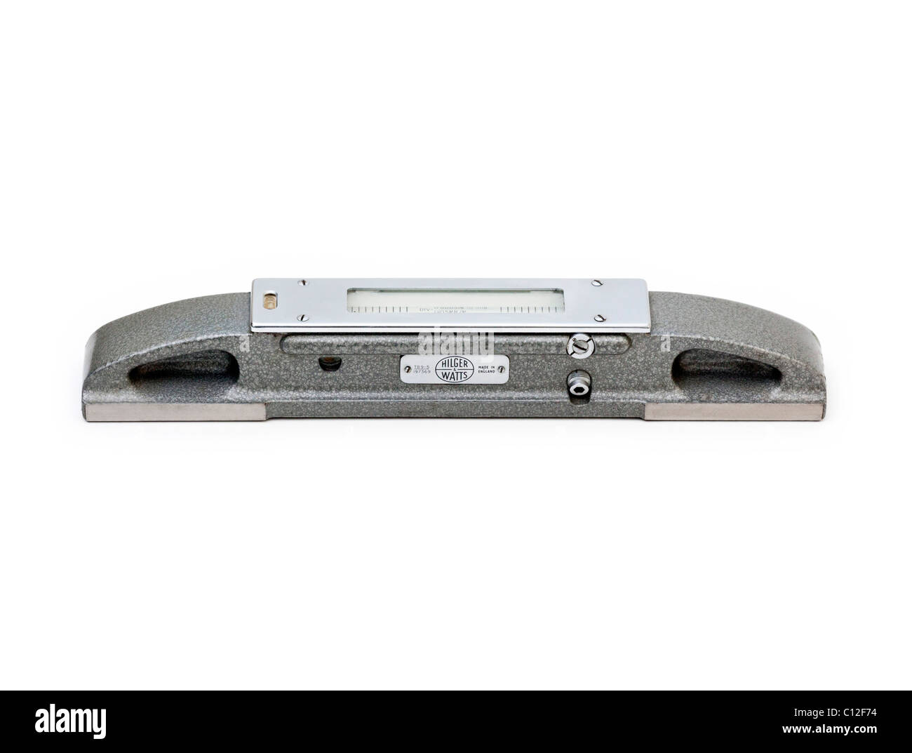 precision spirit level made by Hilger & Watts Stock Photo - Alamy