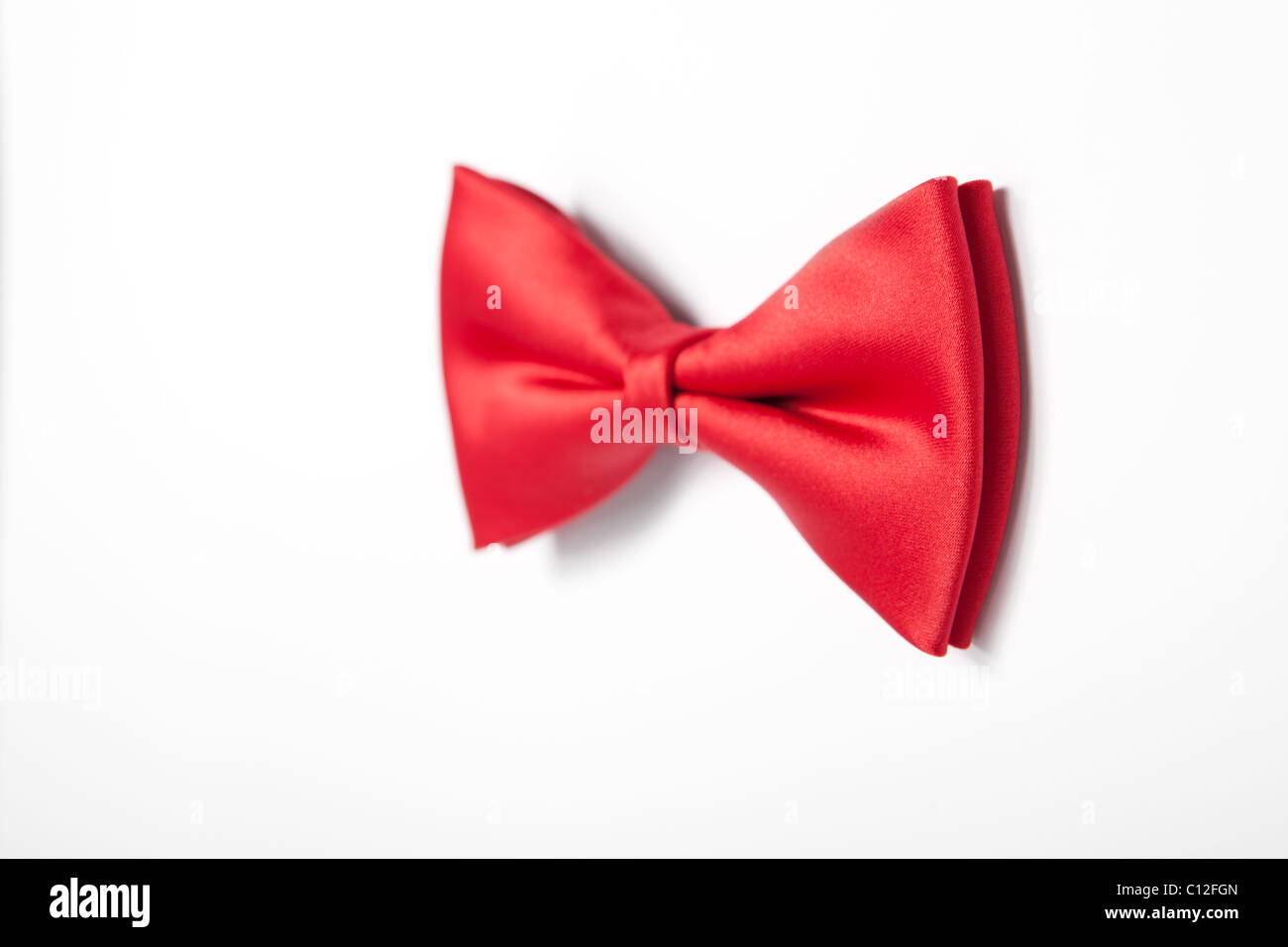 A Single Red Bow Tie Stock Photo - Alamy