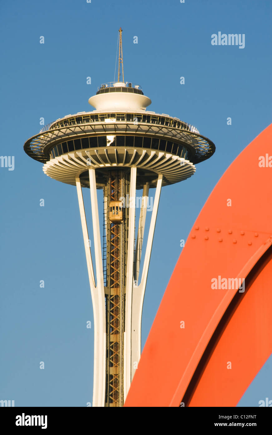 USA, Washington, Seattle, "Eagle" Sculpture by Alexander Calder (1971 ...