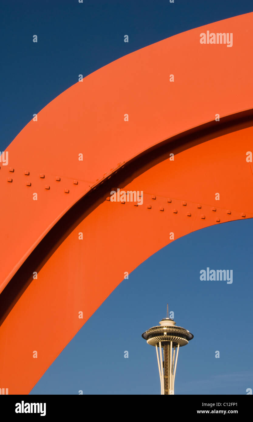 USA, Washington, Seattle, "Eagle" Sculpture by Alexander Calder (1971 ...