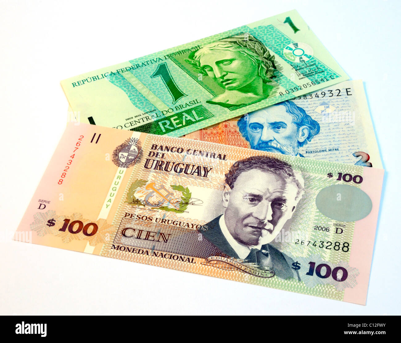 South American Bank Notes Stock Photo - Alamy