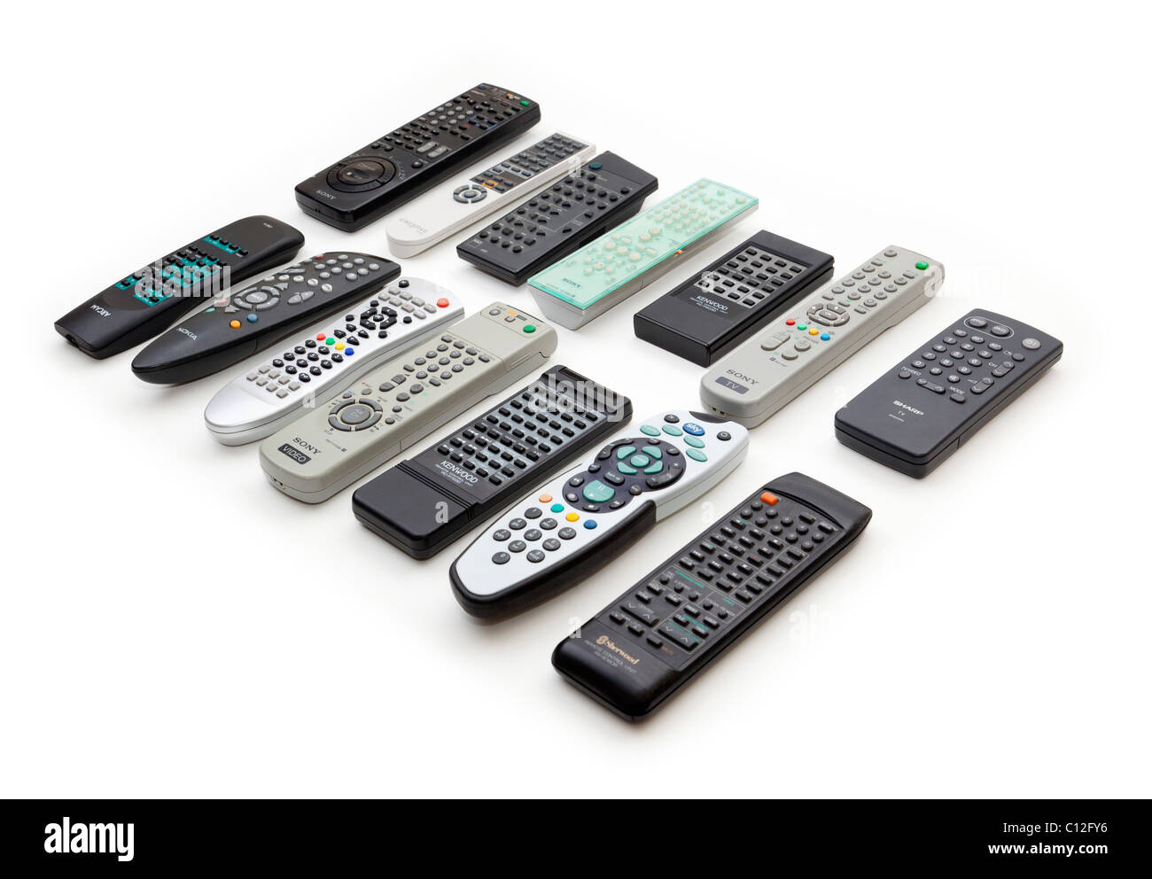 various remote controls Stock Photo - Alamy