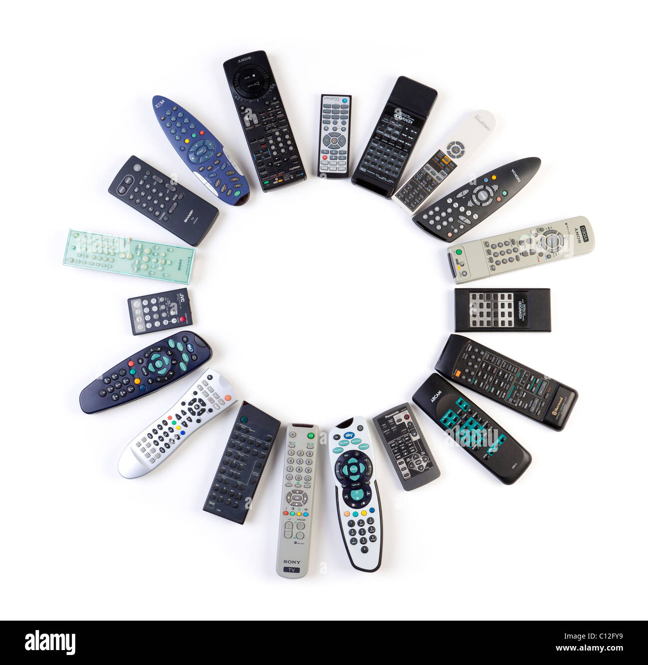 Many controls Cut Out Stock Images & Pictures - Alamy