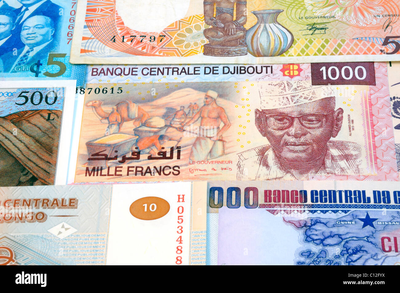 African Bank Notes Stock Photo - Alamy