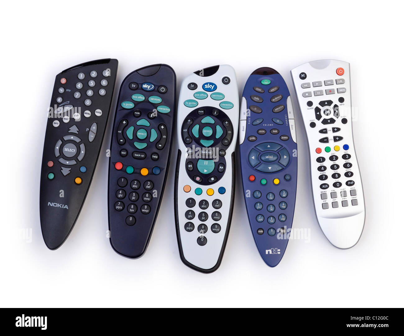 Many controls Cut Out Stock Images & Pictures - Alamy