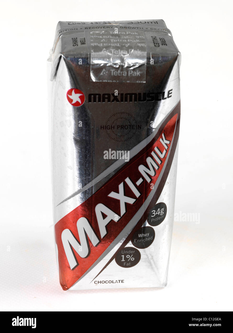 Maximuscle Protien Drink Stock Photo - Alamy