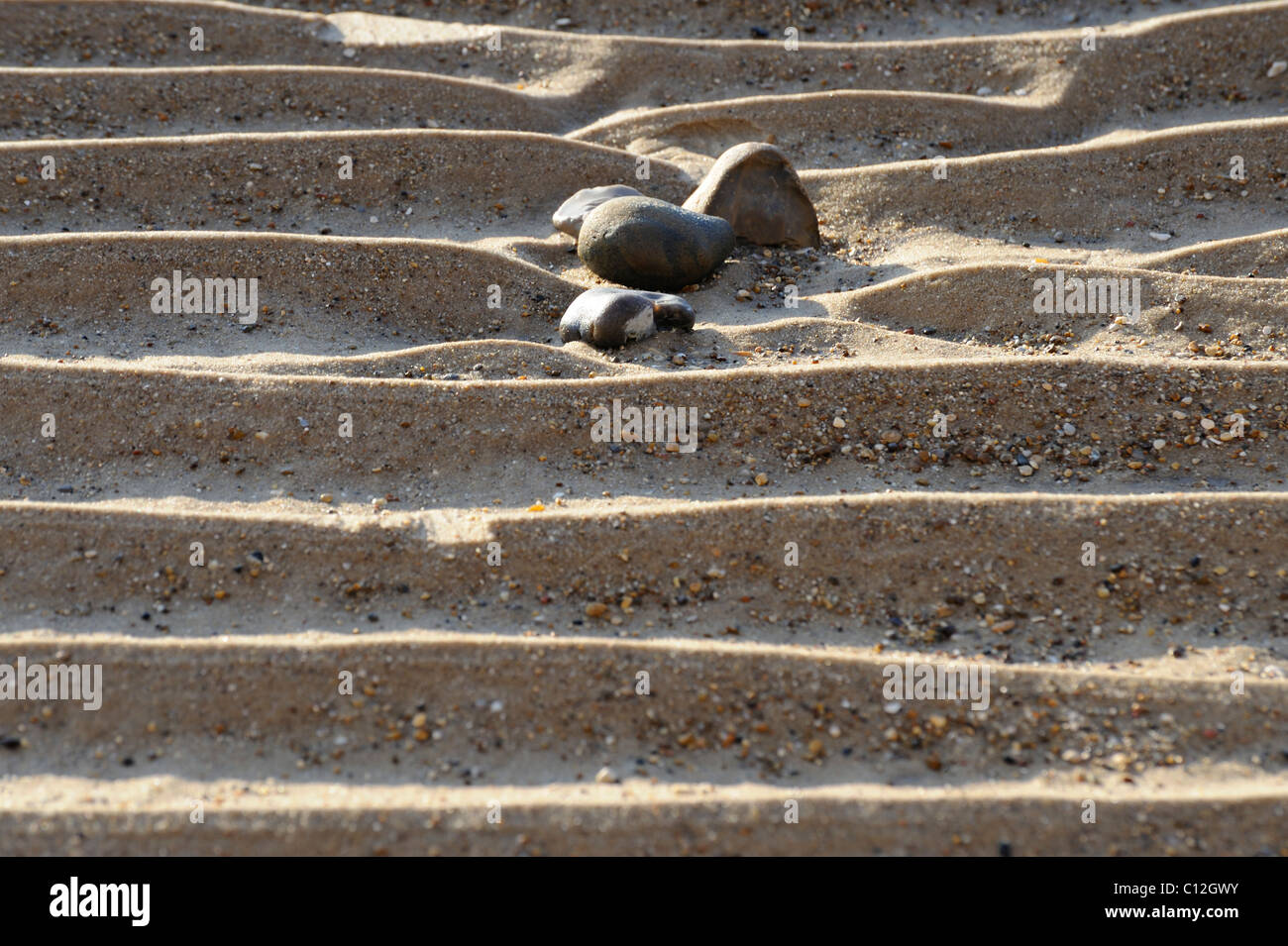 Sand ripples, Southwold, Suffolk, UK Stock Photo - Alamy