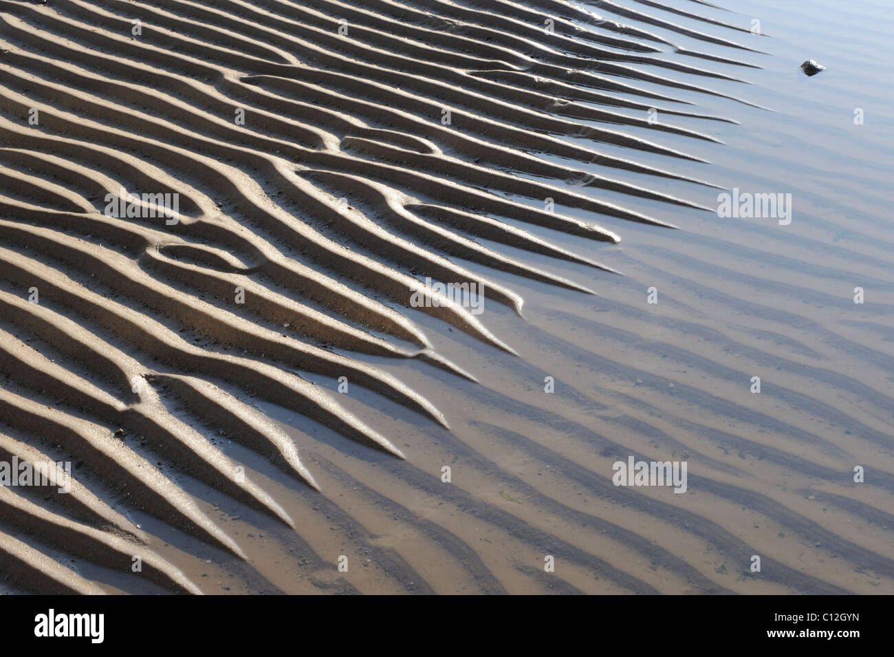 Sand ripples, Southwold, Suffolk, UK Stock Photo - Alamy