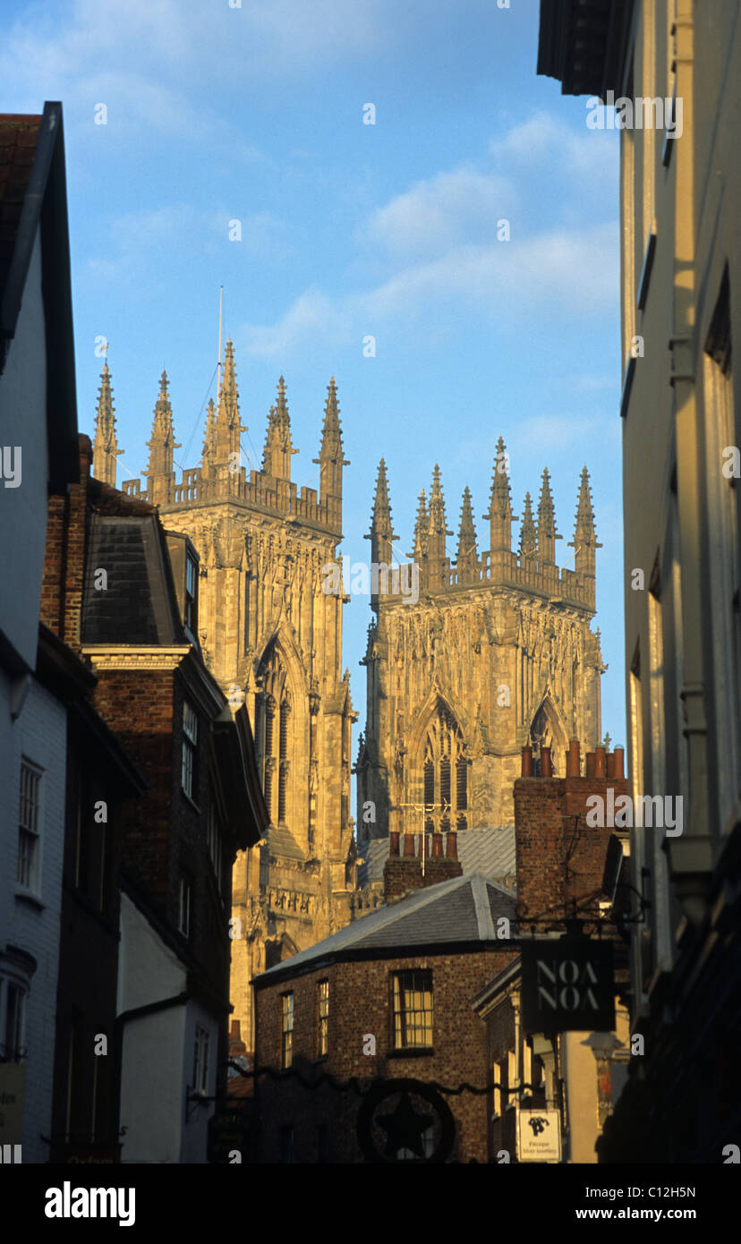 York Minster towers, York, UK Stock Photo - Alamy