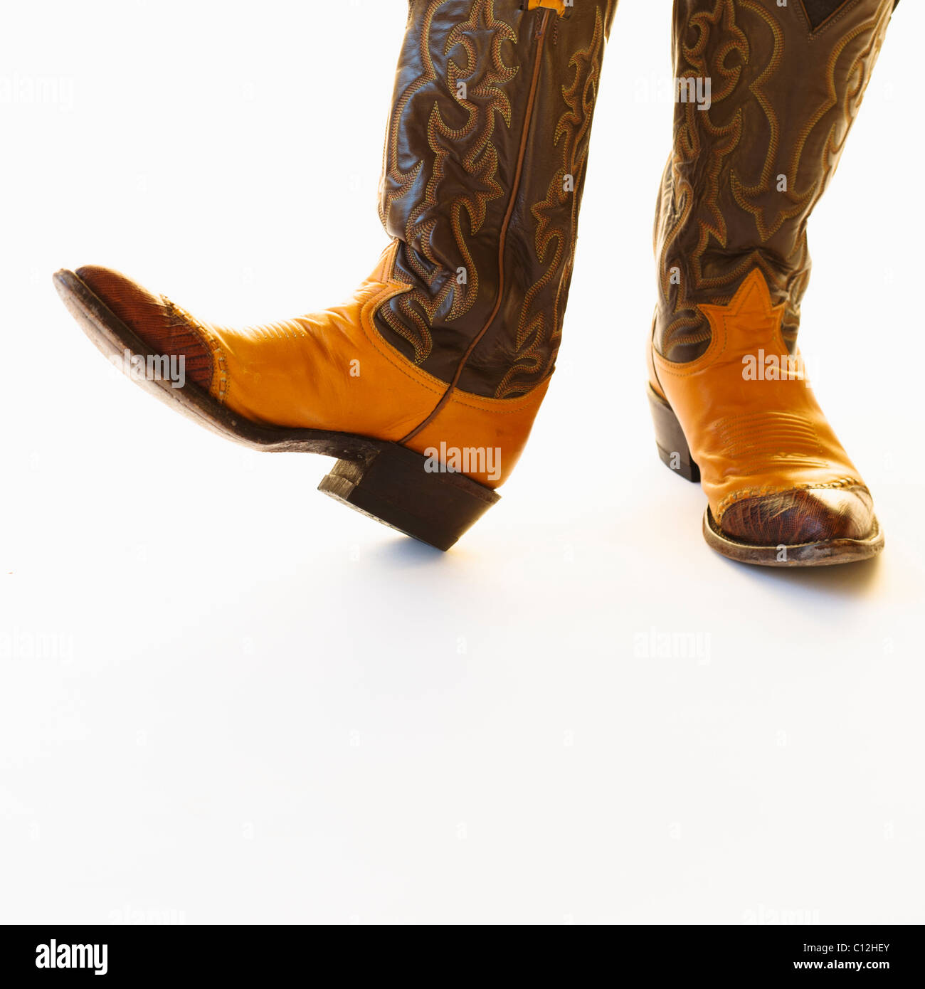 Pair of cowboy shoes Stock Photo - Alamy