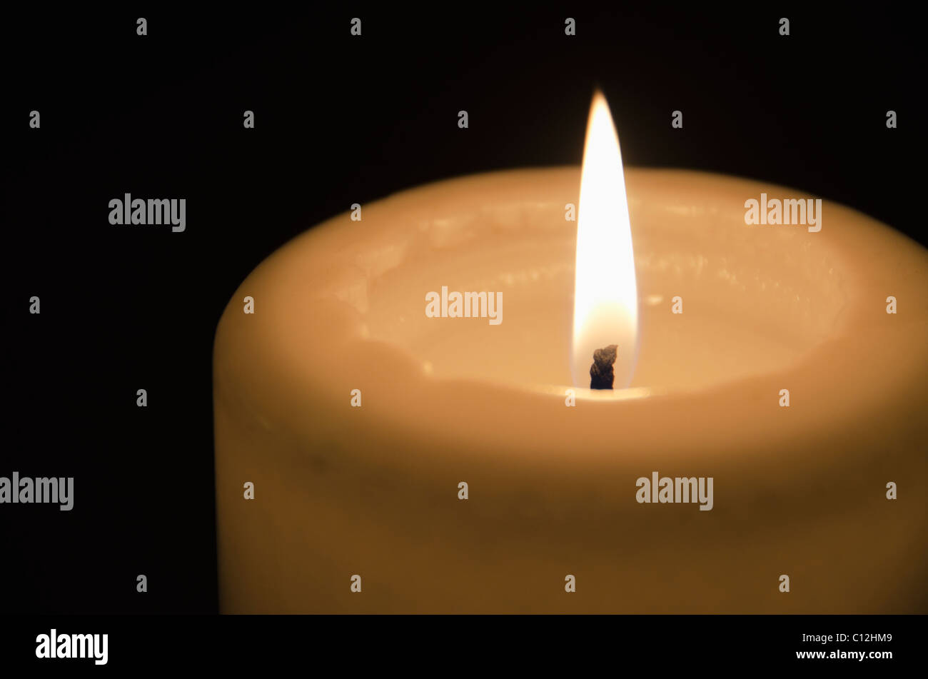 Simple candle flame hi-res stock photography and images - Alamy