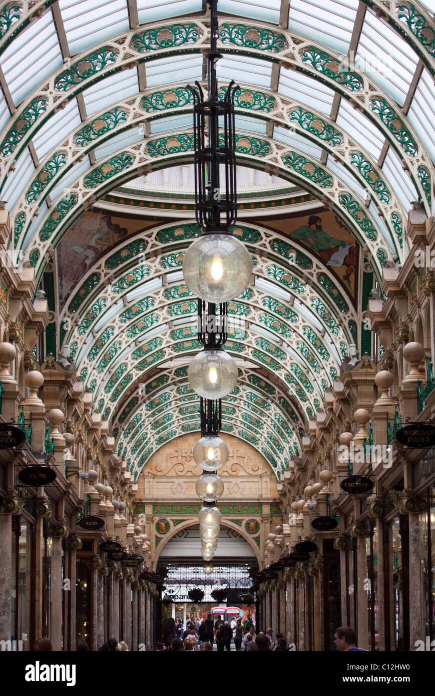 County Arcade Leeds Stock Photo Alamy