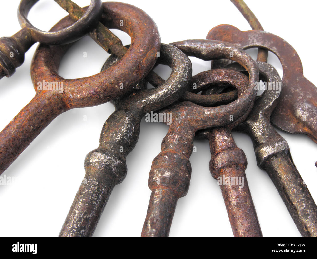 Old skeleton keys Stock Photo - Alamy