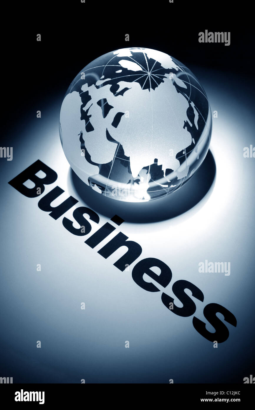 globe, concept of Global Business Stock Photo - Alamy