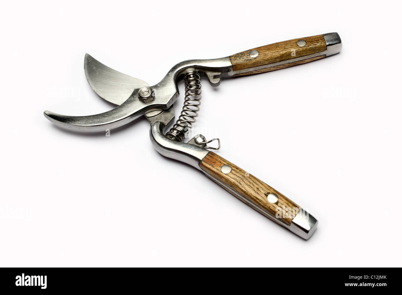 stainless steel secateurs Stock Photo - Alamy