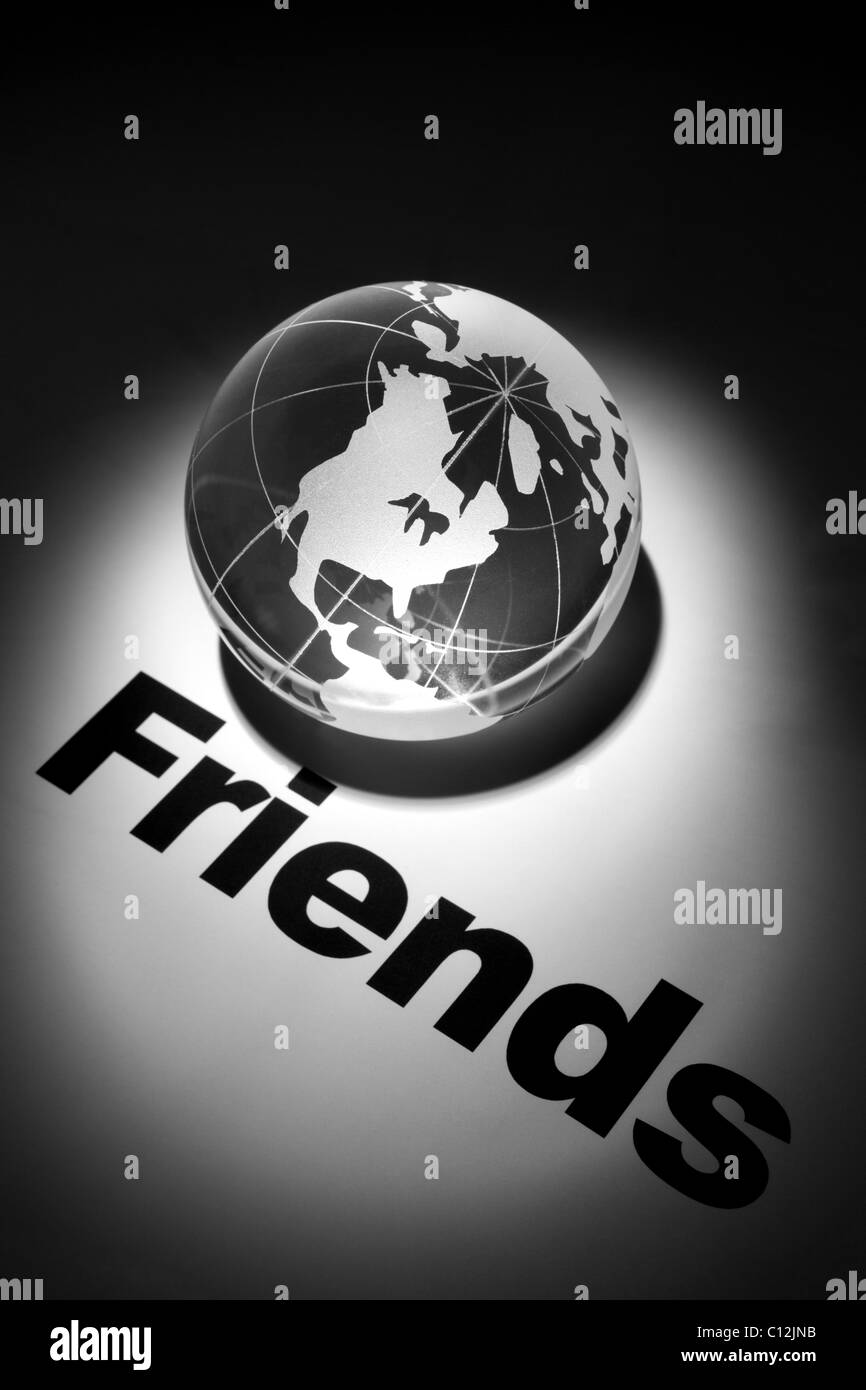 Global network earth Black and White Stock Photos & Images - Alamy