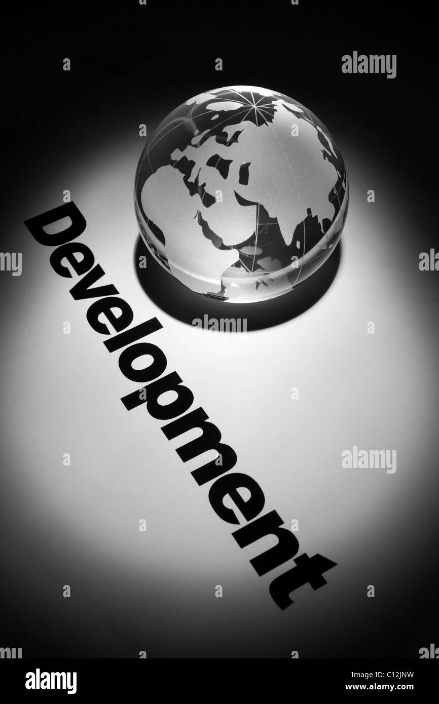 globe, concept of Global Development Stock Photo - Alamy