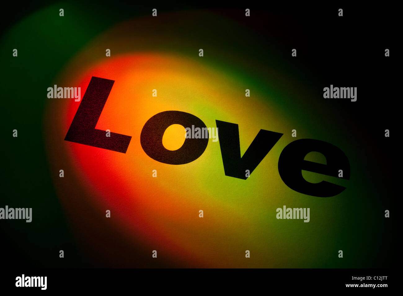 Color light and word of Love for background Stock Photo - Alamy