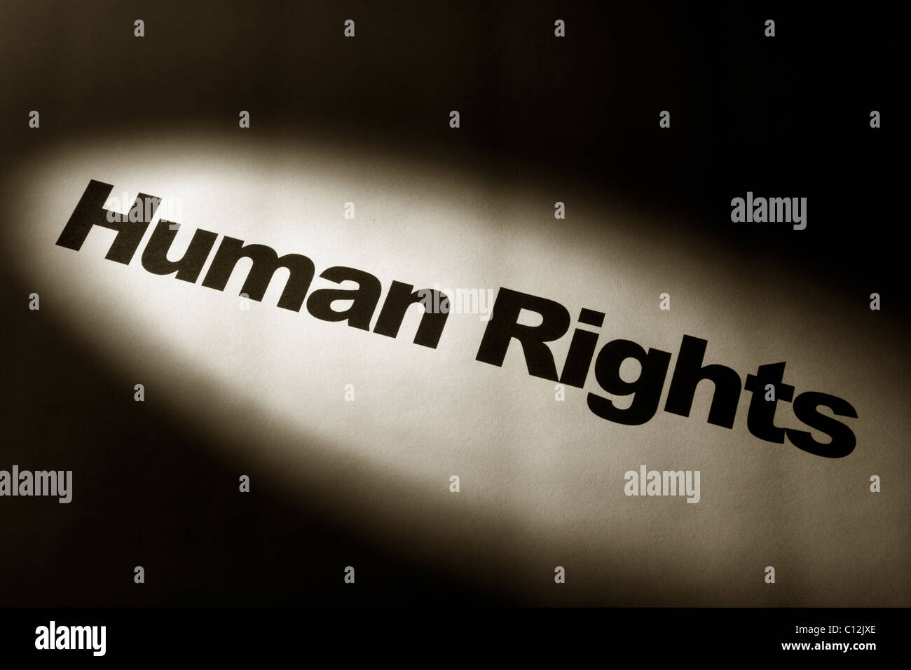 light and word of Human Rights for background Stock Photo - Alamy