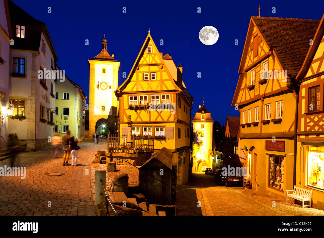 Plönlein, Rothenburg ob der Tauber Stock Photo - Alamy