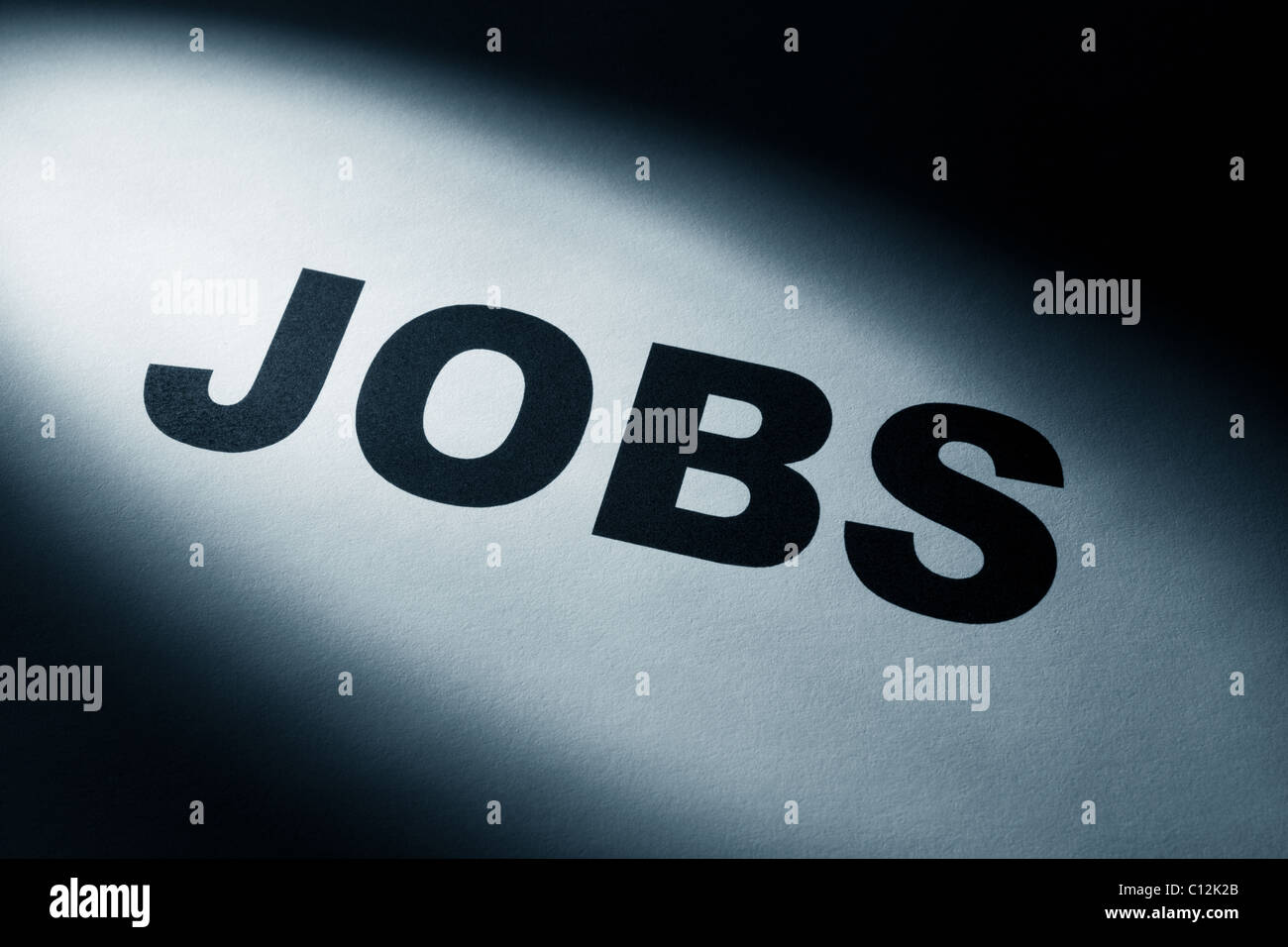 light and word of Jobs for background Stock Photo - Alamy
