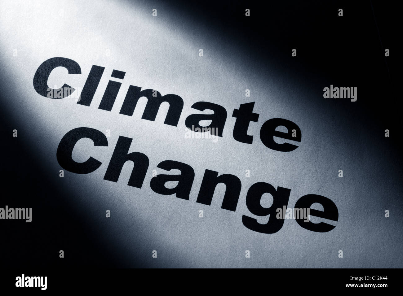 light and word of Climate Change for background Stock Photo - Alamy