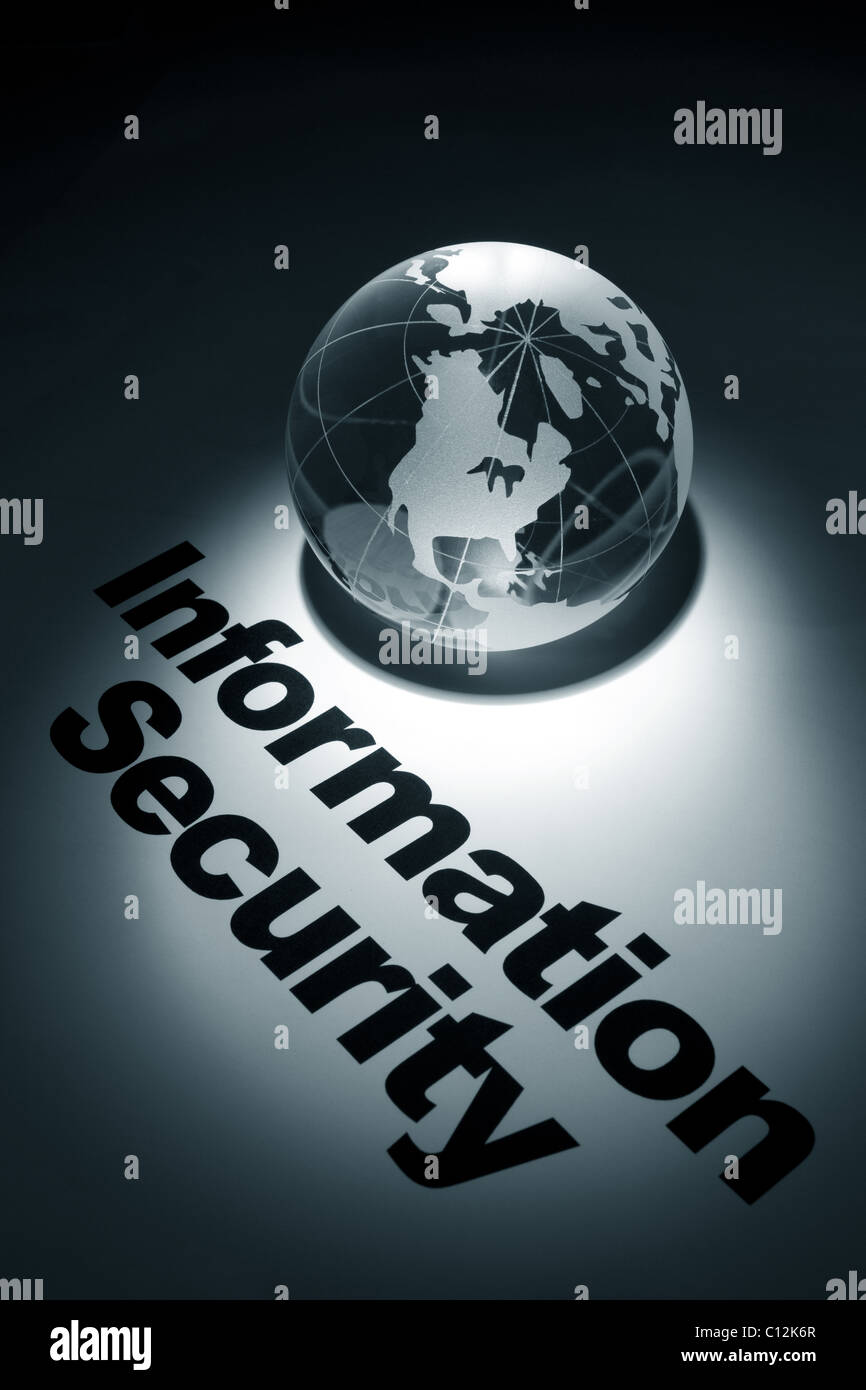 globe, concept of Information Security Stock Photo - Alamy