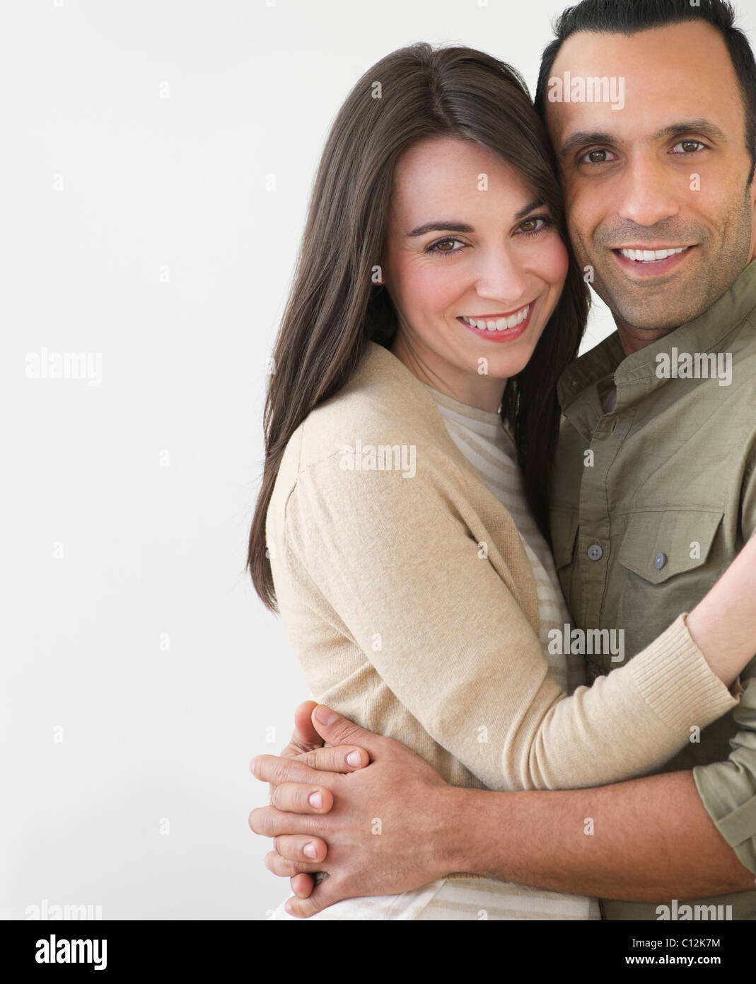Romantic couple clasped hands hi-res stock photography and images - Alamy