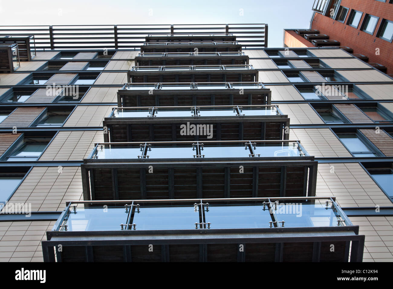 Balconies On Modern Flats High Resolution Stock Photography and Images ...