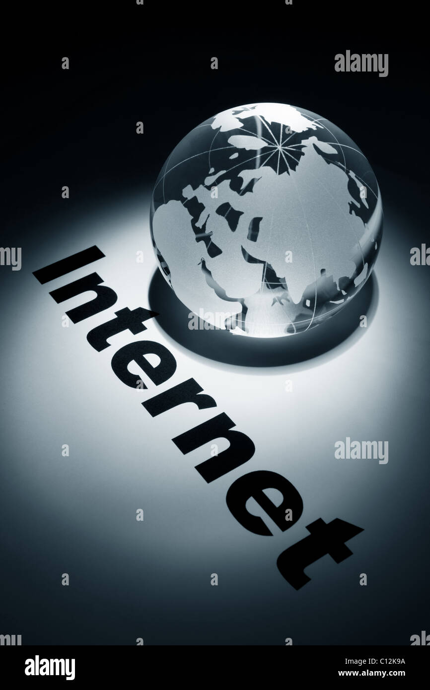 globe, concept of Internet Stock Photo - Alamy