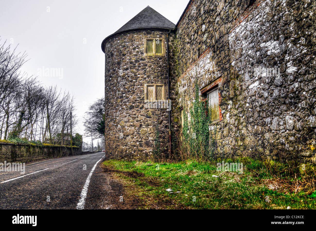 Dalway's Bawn presented in high dynamic range - HDR - format Stock Photo - Alamy