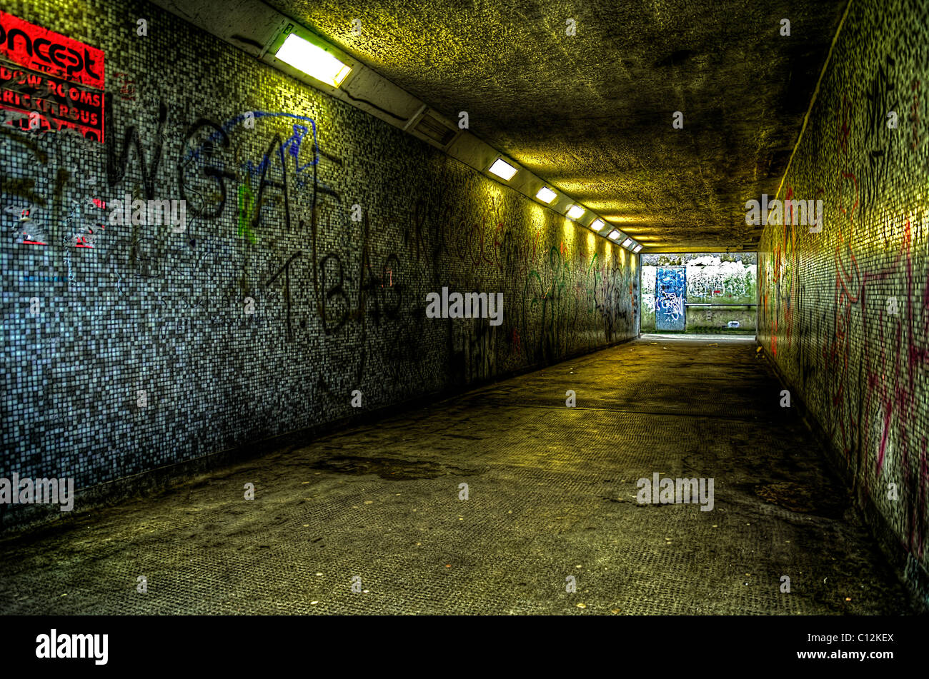 Underpass tunnel pedestrian walkway hi-res stock photography and images ...