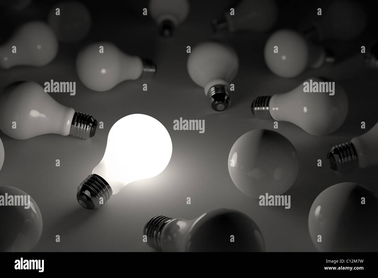 Lit light bulb Stock Photo - Alamy Lit light bulb Stock Photo - Alamy