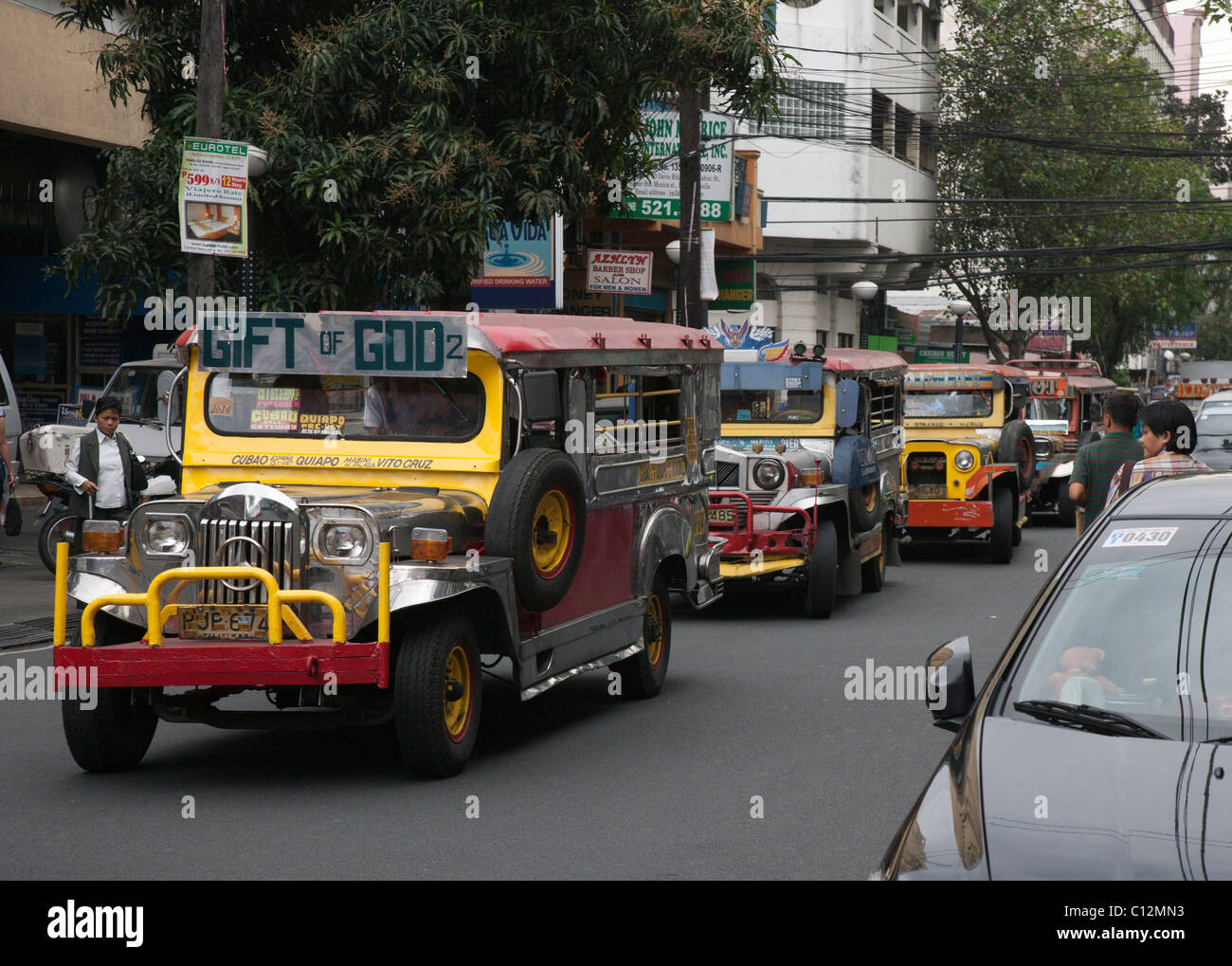 Jitneys in Manila Stock Photo - Alamy