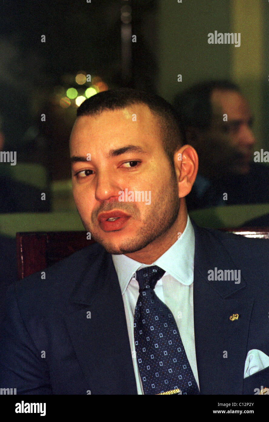 KING MOHAMED 6TH OF MOROCCO, AT A SESSION OF THE ARAB LEAGUE EMERGENCY ...