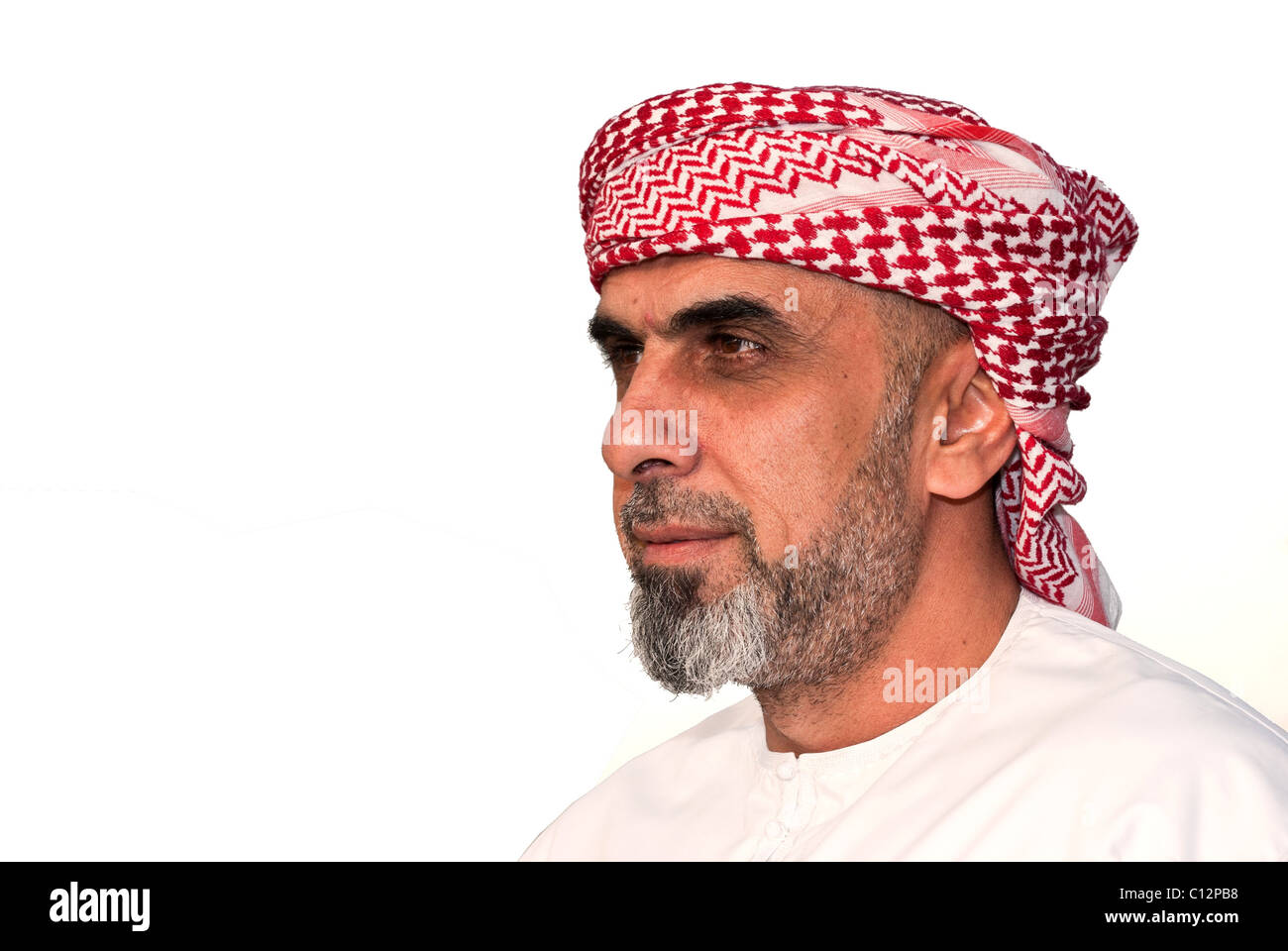 Arab man wearing head cover hi-res stock photography and images - Alamy