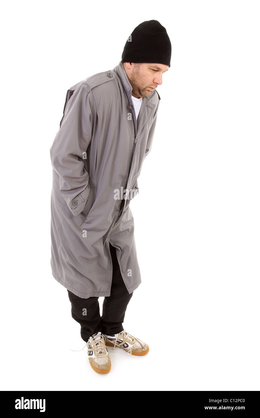 Homeless people poverty beggar Cut Out Stock Images & Pictures - Alamy