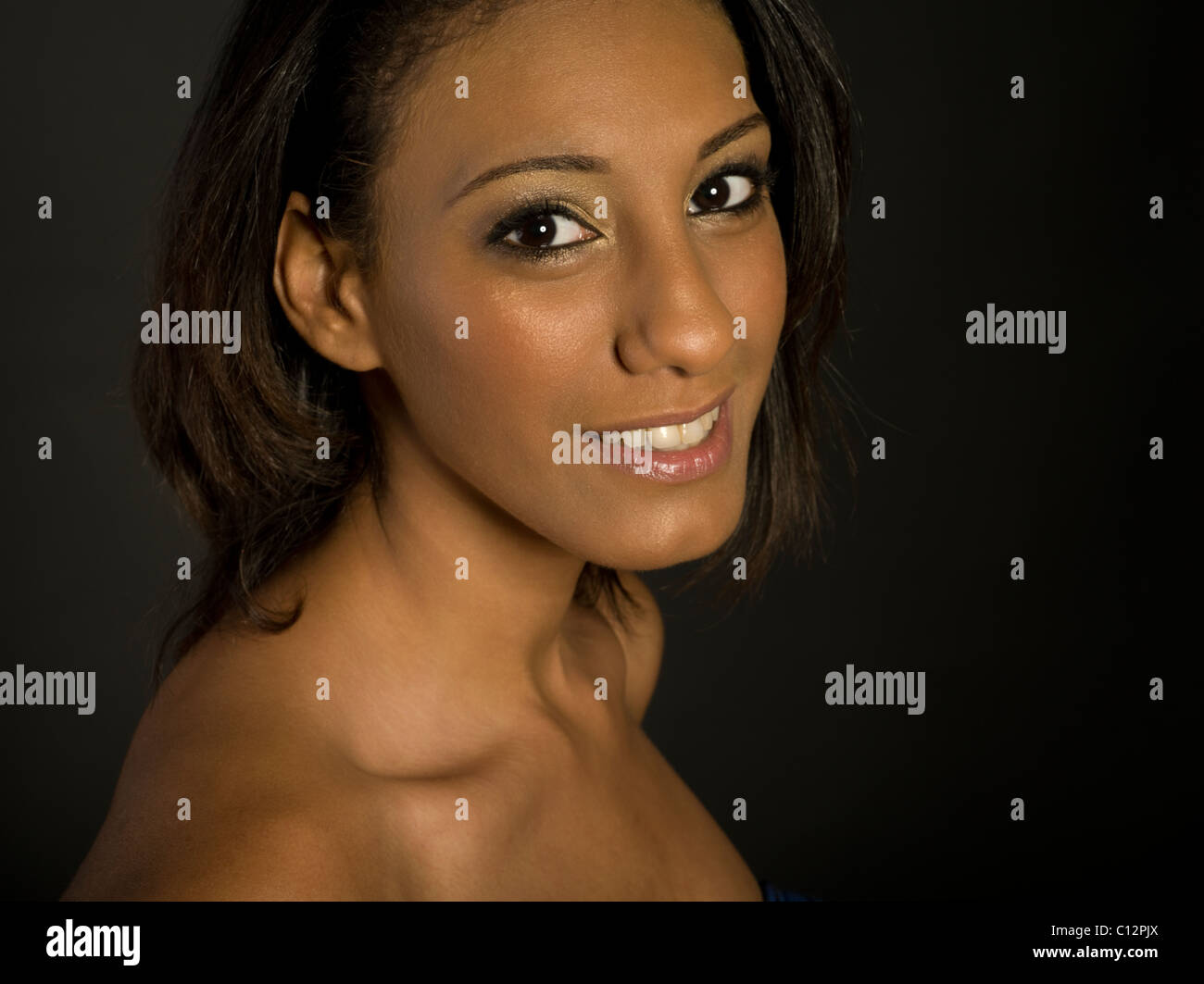 Portrait of beautiful middle eastern woman Stock Photo - Alamy