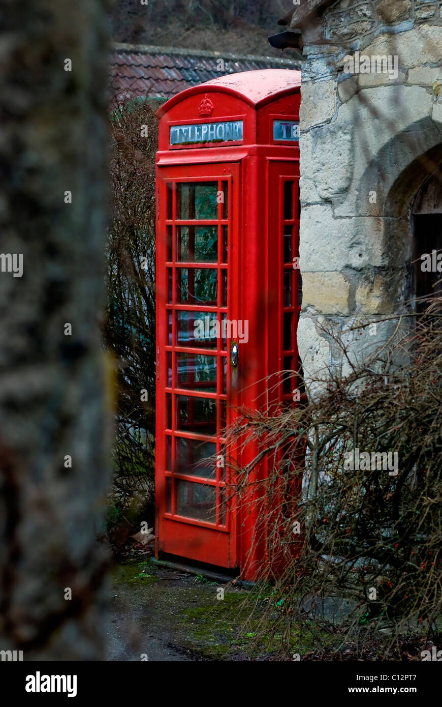 Red telephone box Stock Photo - Alamy