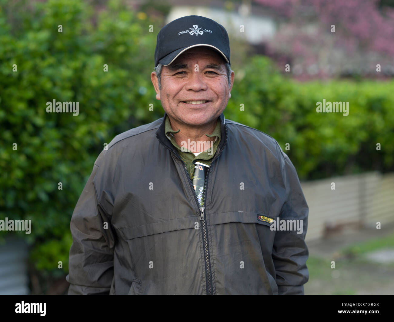 Health and happy Okinawan Man in his 60's Stock Photo - Alamy