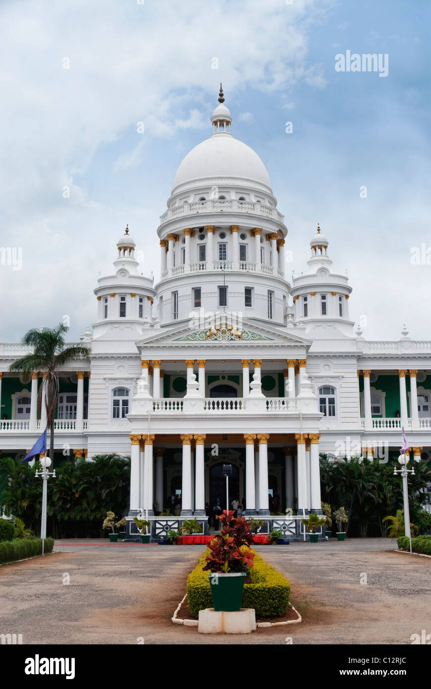 Facade of a hotel, Lalitha Mahal, Mysore, Karnataka, India Stock Photo ...