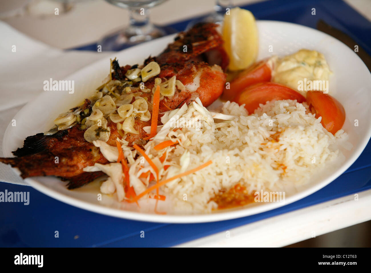 Healthy fish dish hi-res stock photography and images - Alamy